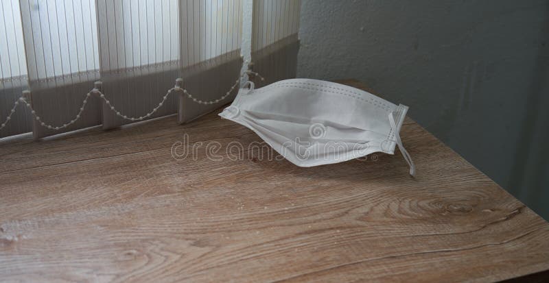 Surgical Protective Face Mask on Table for Protect from Disease Include ...