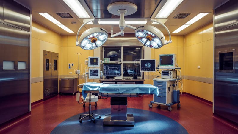 Surgical Room Equipped with Advanced Technology and Instruments for ...