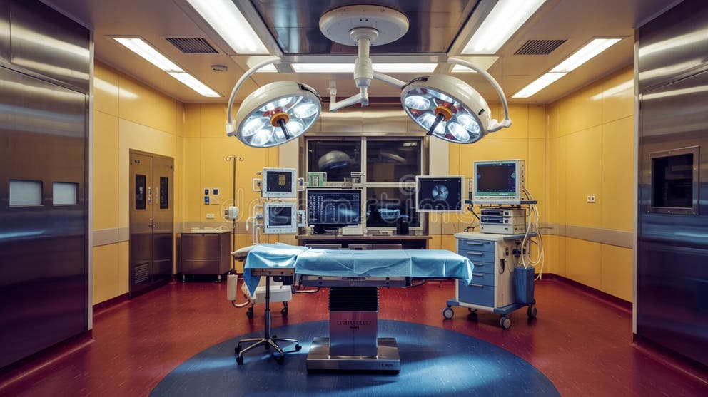 Surgical Room Equipped with Advanced Technology and Instruments for ...
