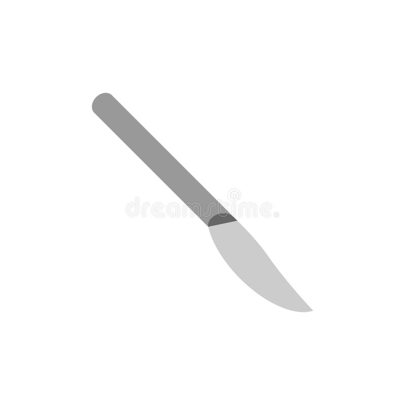 Surgical Scalpel Icon, Flat Style. - Vector Stock Vector - Illustration ...