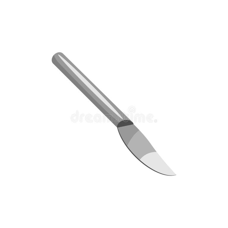 Surgical Scalpel Icon, Flat Style. - Vector Stock Vector - Illustration ...