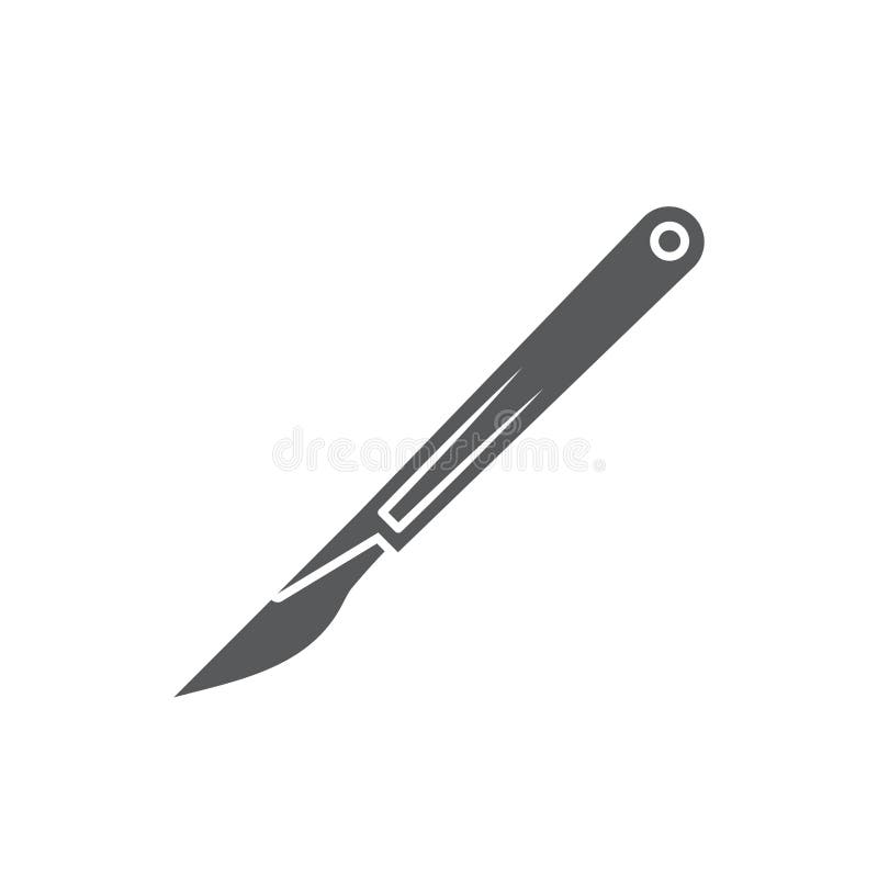 Surgical Scalpel Vector Icon Symbol Medical Tools Isolated on White ... Surgical Scalpel Vector Icon Symbol Medical Tools Isolated on White ...