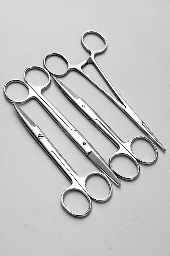 Surgical scissors stock photo. Image of appliances, arrangement - 12589030
