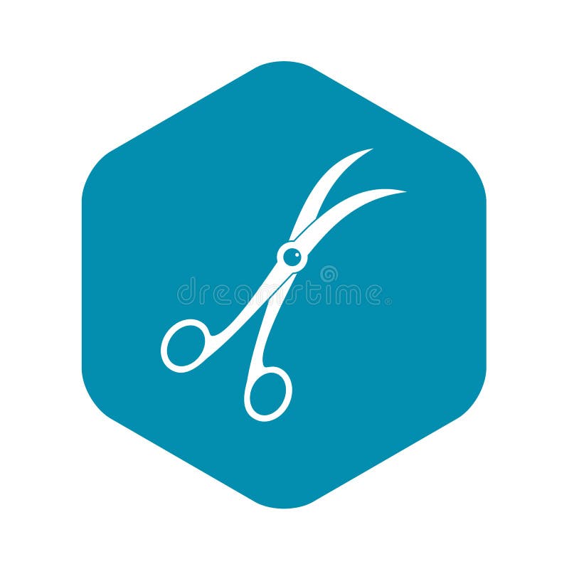 Surgical Scissors Icon, Simple Style Stock Vector - Illustration of ...