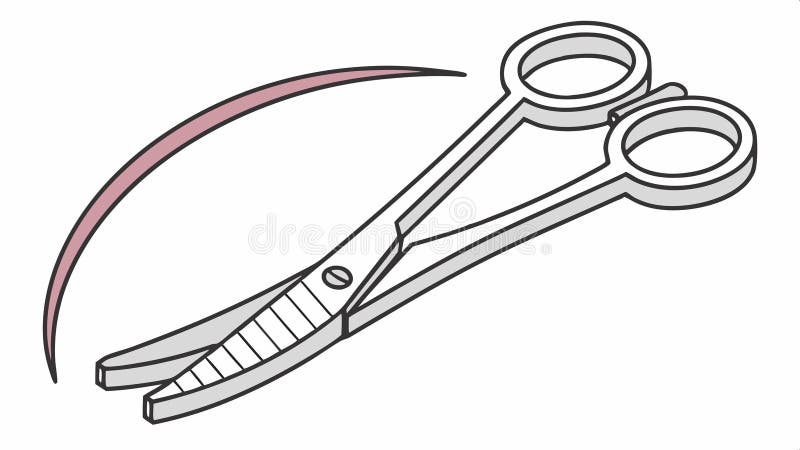 Surgical Scissors, Medical or Crafting Tool Illustration Vector Design ...