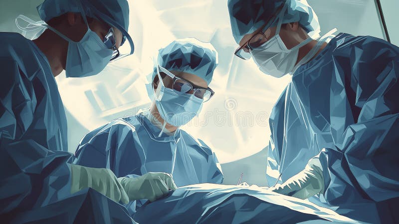 Surgical Team in Operation stock photo. Image of medical - 312759982