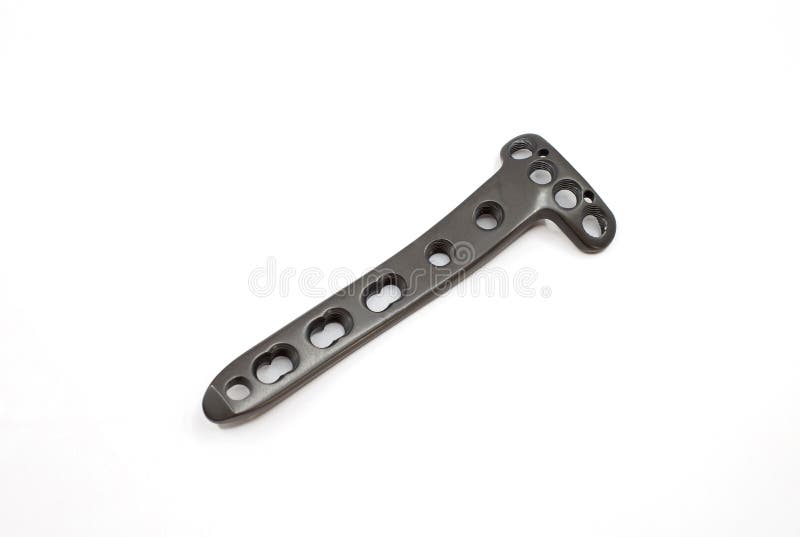 Surgical Titanium Plate for Bone Fixation, Designed for Stability and ...