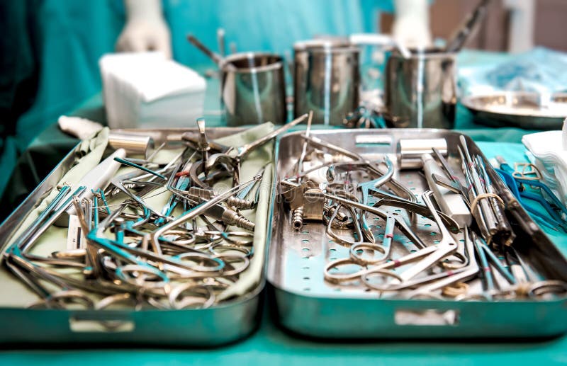 Surgical tools closeup stock image. Image of surgeon - 28089889