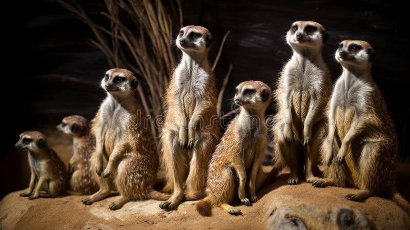Suricate Family Stock Illustrations – 562 Suricate Family Stock ...
