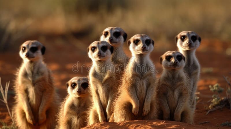 Suricate Family Stock Illustrations – 562 Suricate Family Stock ...