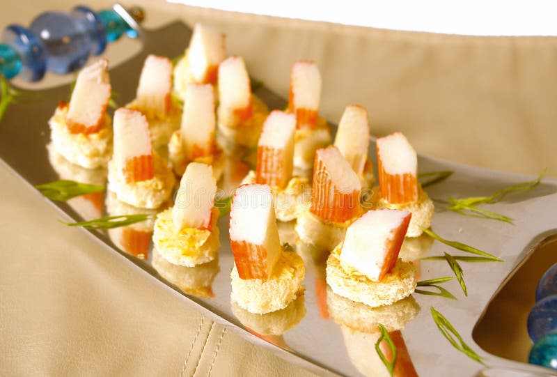 Surimi appetizers stock image. Image of seafood, healthy - 6847507