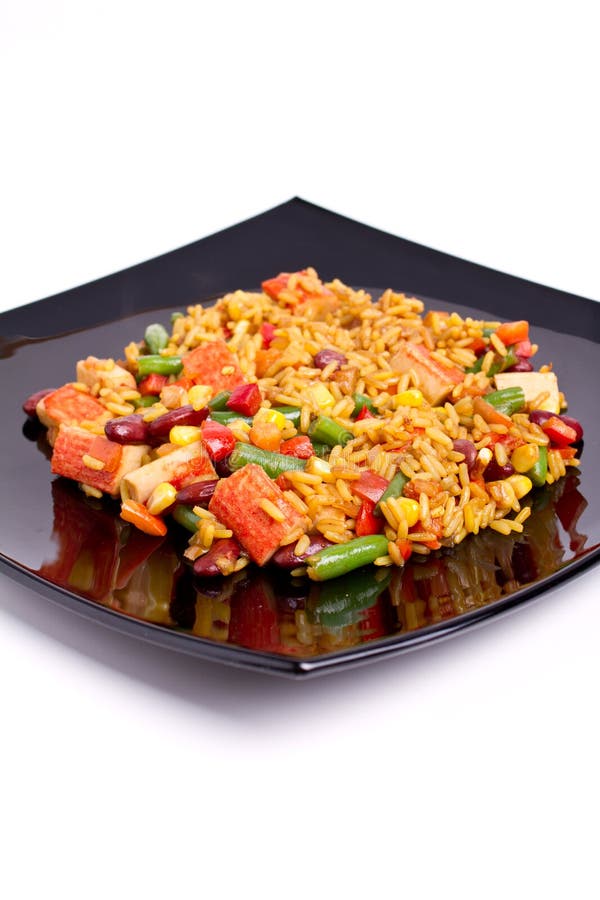 Surimi rice stock photo. Image of dish, plug, delicious - 16718662