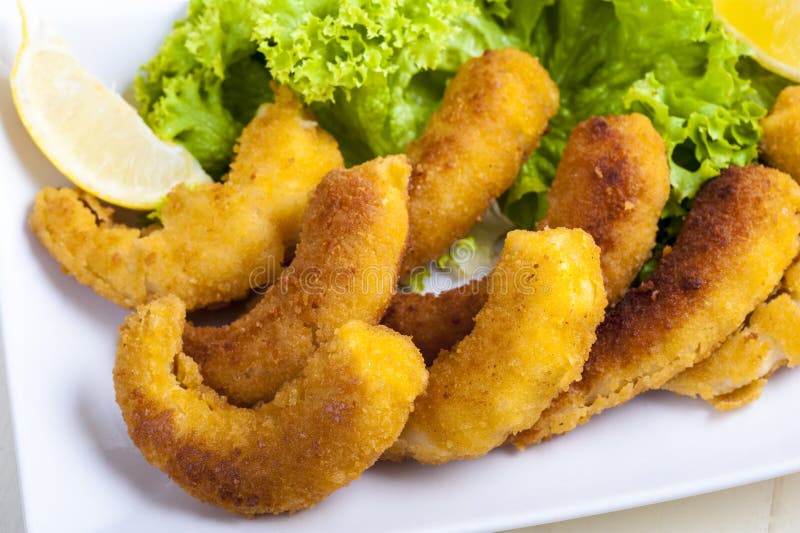 Surimi shrimp stock image. Image of appetizer, lettuce - 58936965