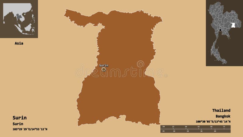 Surin, Province of Thailand,. Previews. Pattern Stock Illustration ...