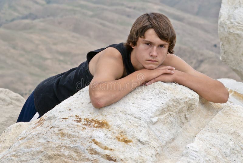Surly by the Sea stock photo. Image of brunette, unhappy - 54005122