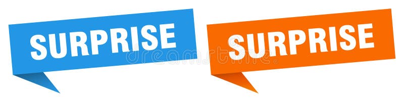 Surprise! Banner, Background - Editable Vector Illustration Stock ...