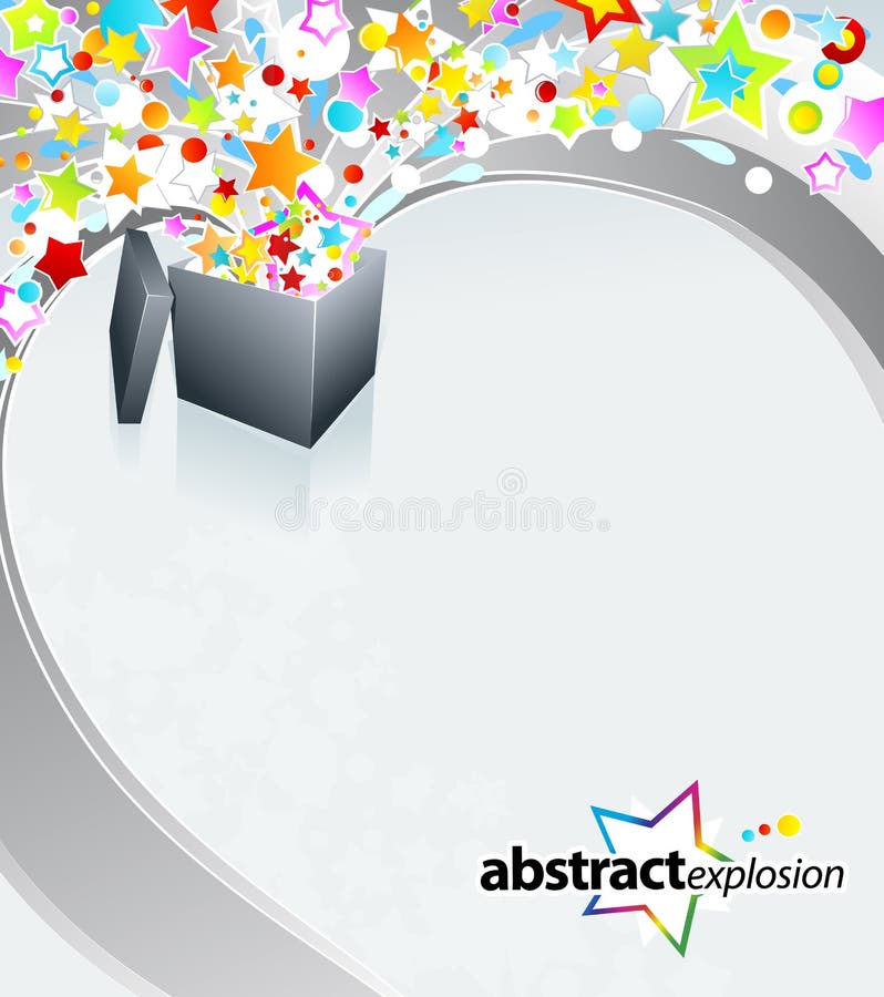 Surprise box design stock vector. Illustration of decorative - 14304190