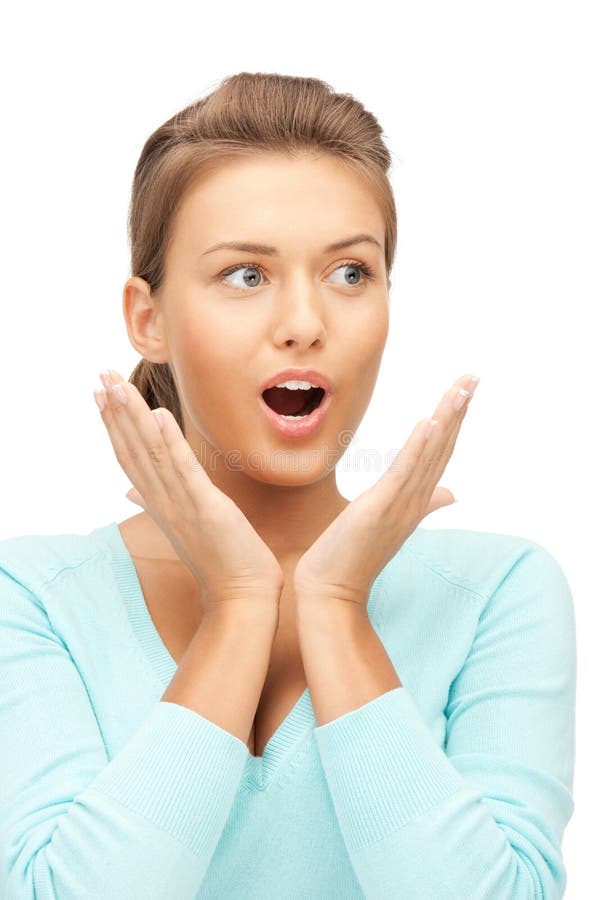 Surprise stock photo. Image of human, gesture, businesswoman - 20069778