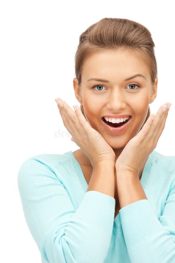 Surprised woman stock image. Image of eyes, fear, astonished - 8992359