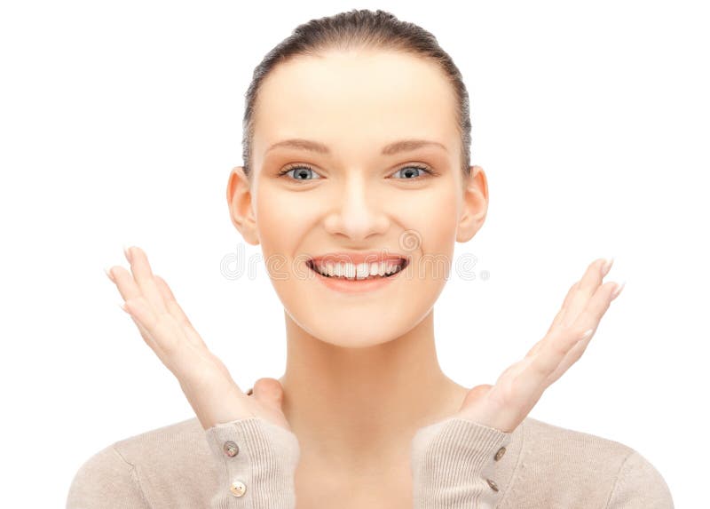 Surprise stock photo. Image of human, bright, gesture - 40190926