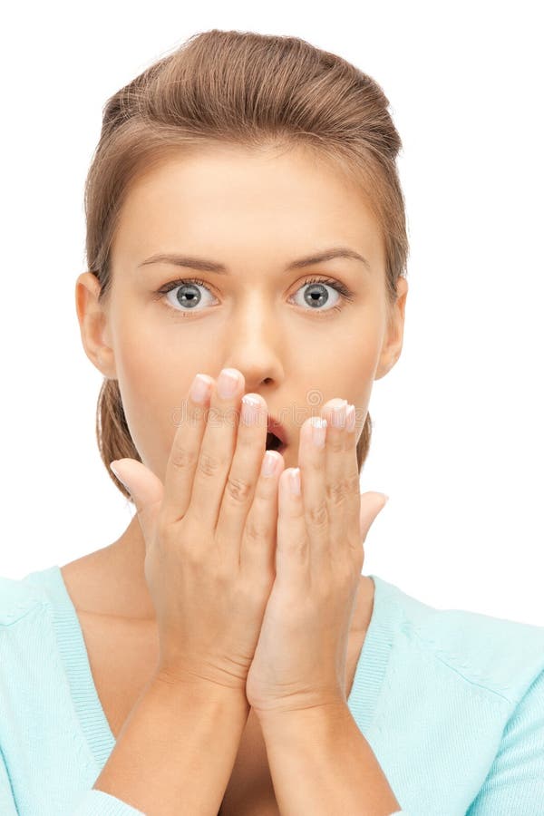 Surprise stock image. Image of feeling, human, girl, pretty - 40108071