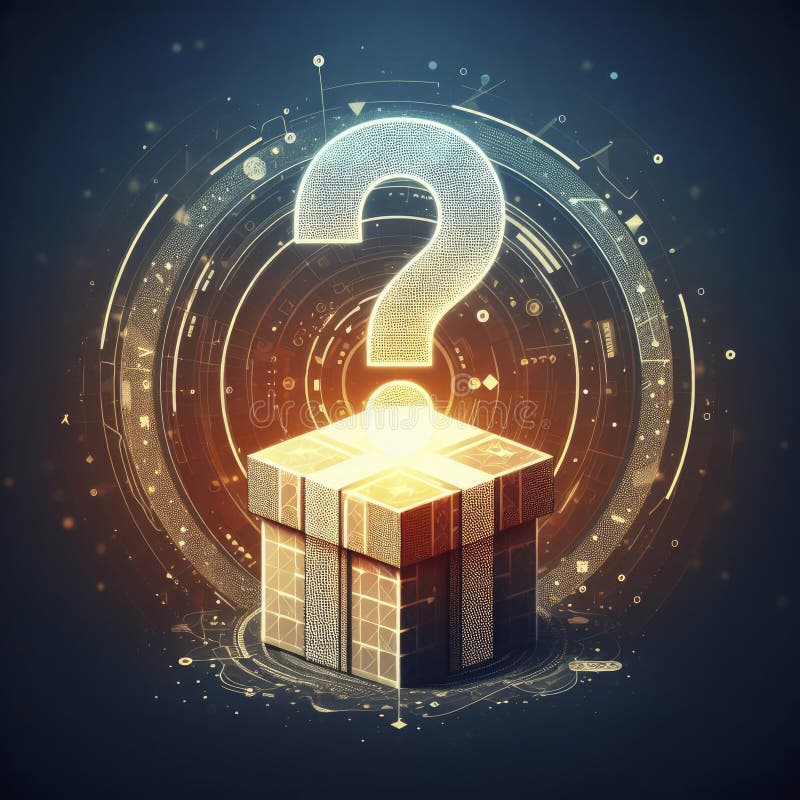 Gold Question Mark Box Stock Illustrations – 154 Gold Question Mark Box ...