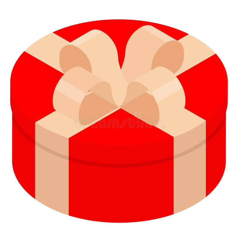 Surprise Gift Box. Vector. Isometric View Stock Illustration ...