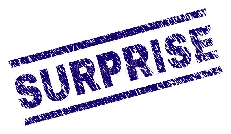 Scratched Textured SURPRISE Stamp Seal Stock Vector - Illustration of ...