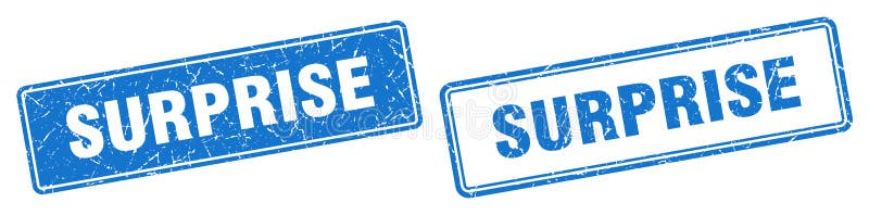 Surprise Stamp Set. Surprise Square Grunge Sign Stock Vector ...