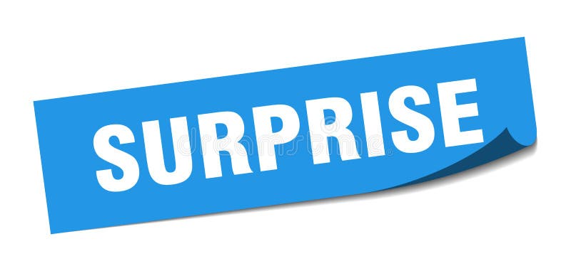 Surprise Sticker. Surprise Square Isolated Sign Stock Vector ...
