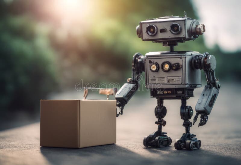 Surprise Technology Shipment Receive Slim Box Person Out Computer ...