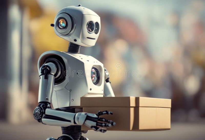 Surprise Technology Shipment Receive Slim Box Person Out Computer ...