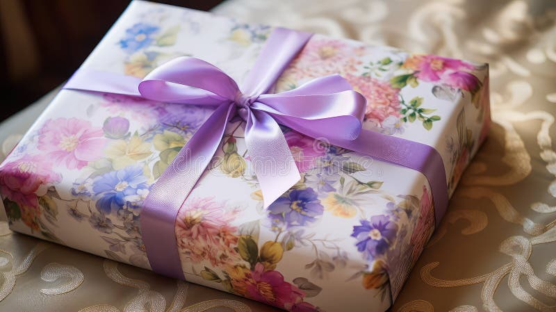 Surprise wrapped package stock illustration. Illustration of paper ...