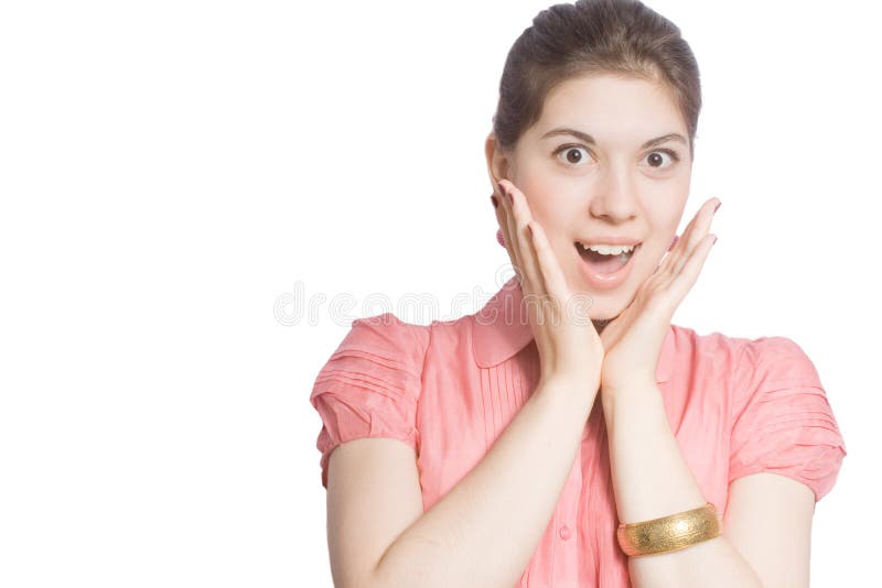 Surprised stock photo. Image of business, single, close - 10633346