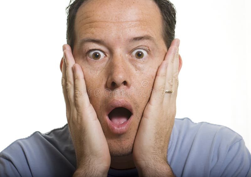Surprised stock photo. Image of male, surprise, caucasian - 12439026
