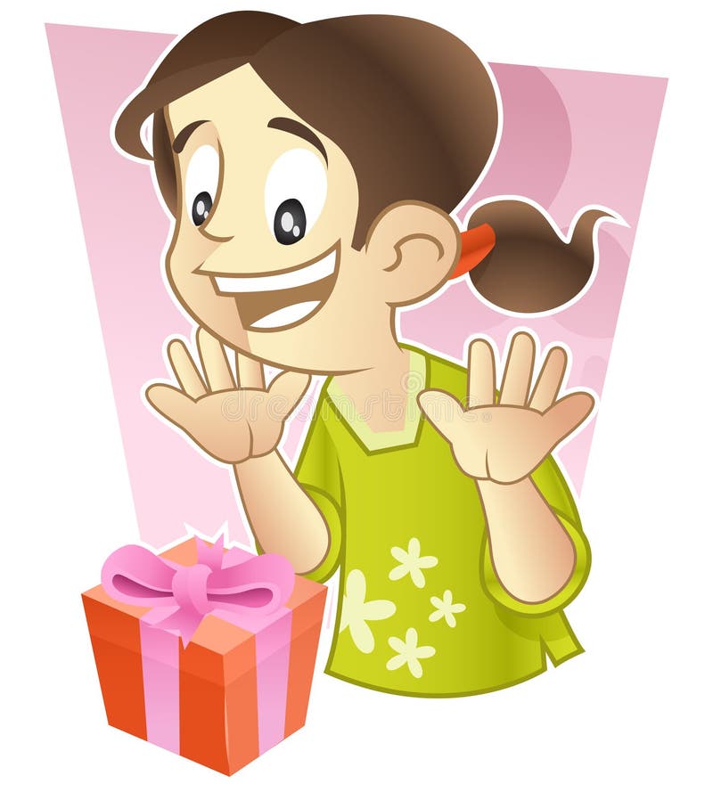 Surprised stock illustration. Illustration of cartoon - 16309659