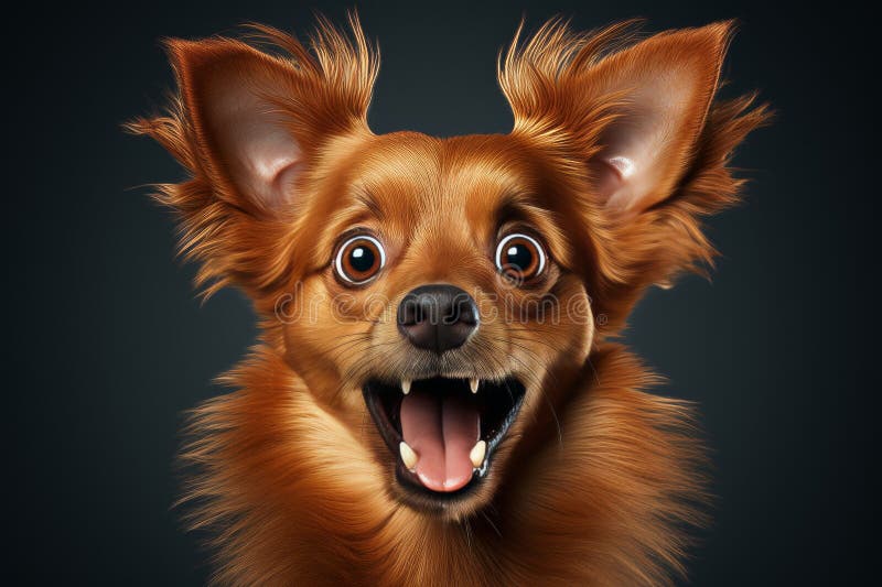 Surprised and Adorable Dog Making an Unbelievable Expression Under the ...