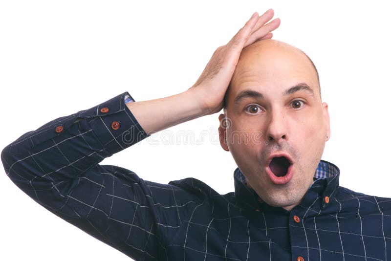 156 Bald Man Shocked Facial Expression Photos - Free & Royalty-Free ...