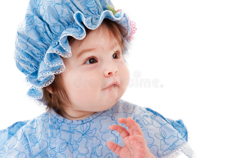 Surprised beautiful baby stock photo. Image of looking - 37812044