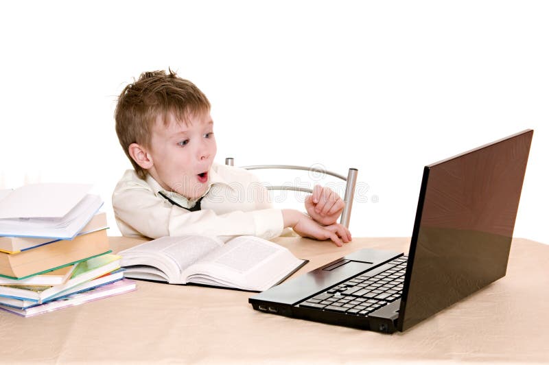 Shocked computer nerd stock image. Image of play, internet - 38675549