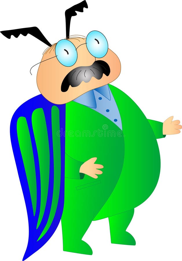 Surprised bug stock vector. Illustration of graphic, creature - 5428076