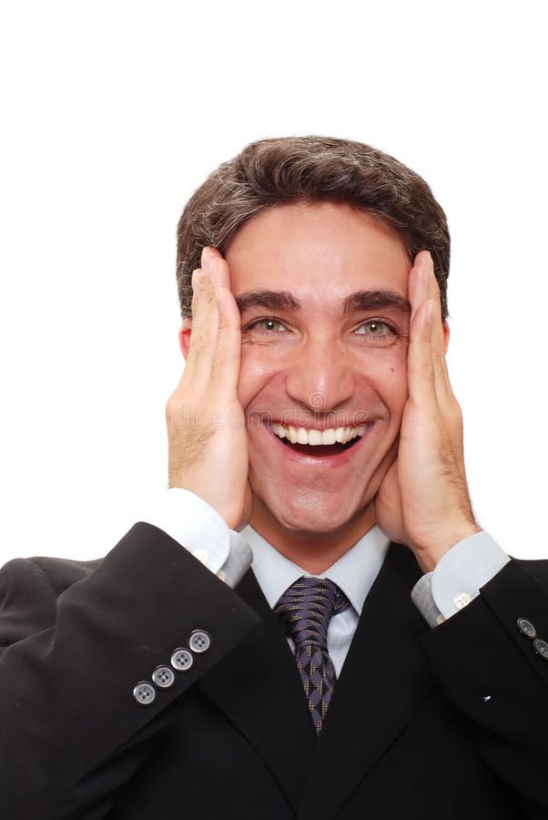 Surprised man stock photo. Image of shock, headshot, emotion - 7113624