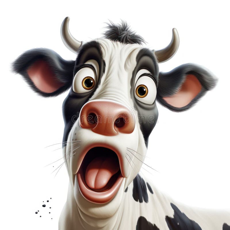 Shocked Cow