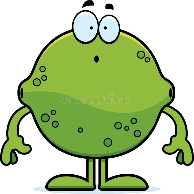 Surprised Cartoon Lime stock vector. Illustration of vector - 47365696