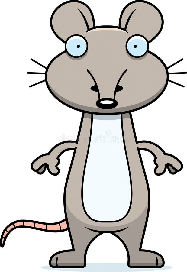 Surprised Cartoon Mouse stock vector. Illustration of clip - 47479582