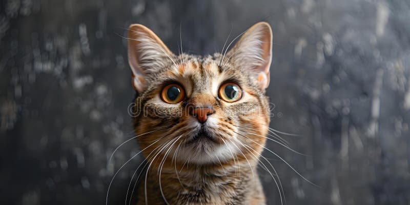 A Surprised Cat Meme-Worthy Image with Wide Eyes and Raised Eyebrows ...