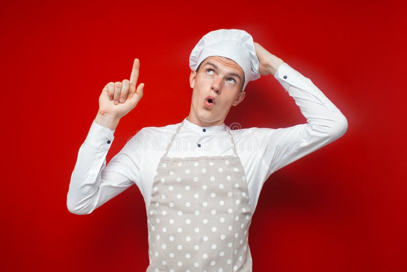 Surprised chef stock photo. Image of surprise, wonder - 67524544