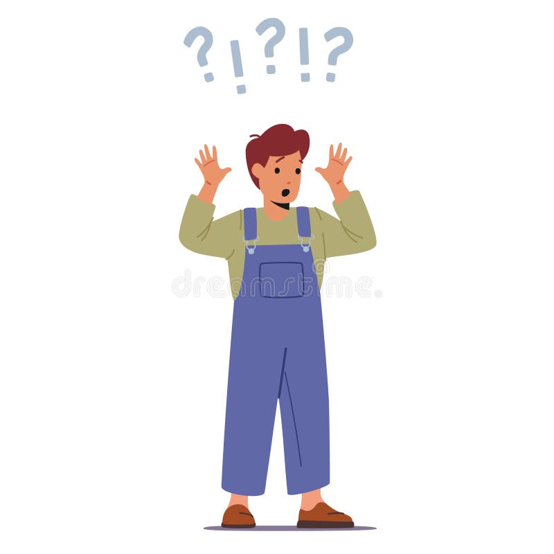 Child Asking Questions Stock Illustrations – 164 Child Asking Questions ...