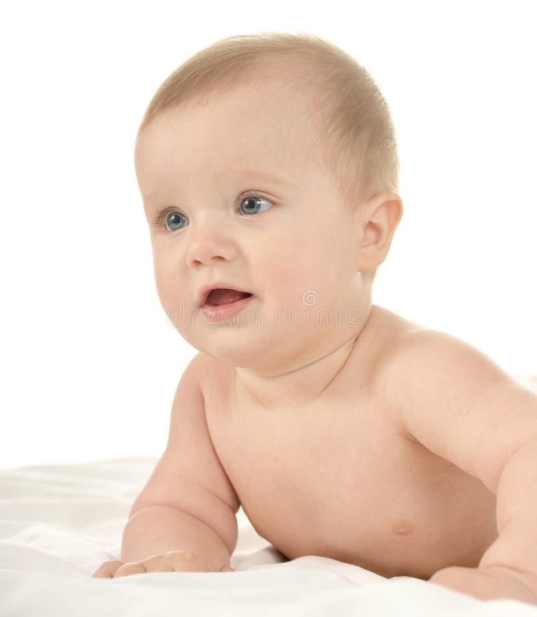 Surprised cute baby stock photo. Image of beauty, infant - 83797160