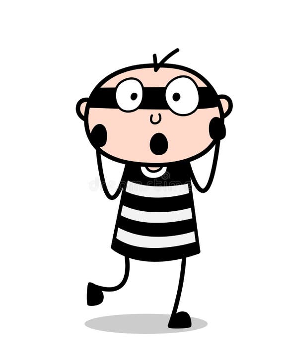 Surprised Face - Comic Hacker Vector Stock Illustration - Illustration ...